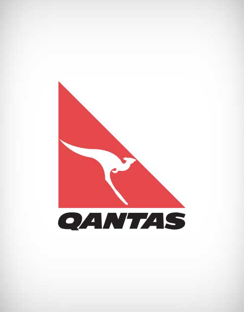 qantas airlines vector logo
