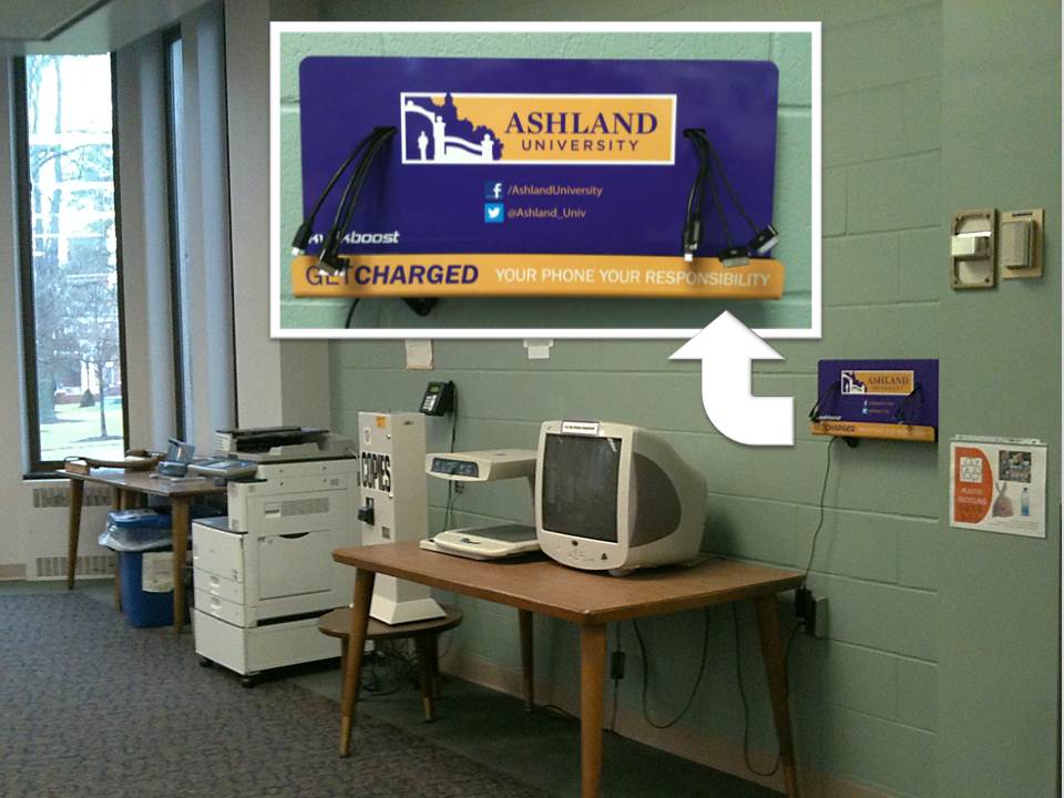Archer Library News: Library News: Charging Station