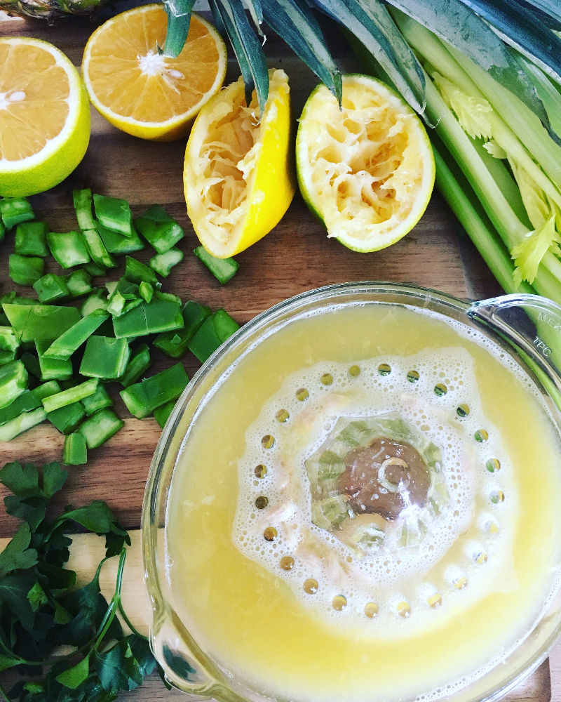 Jugo verde de nopal - Delirios de Cocina
