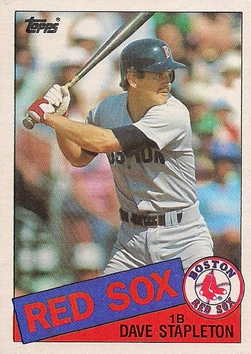 1985 Topps: #322 - Dave Stapleton
