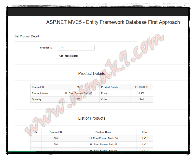 ASP.NET MVC5: Entity Framework Database First Approach - Asma's Blog