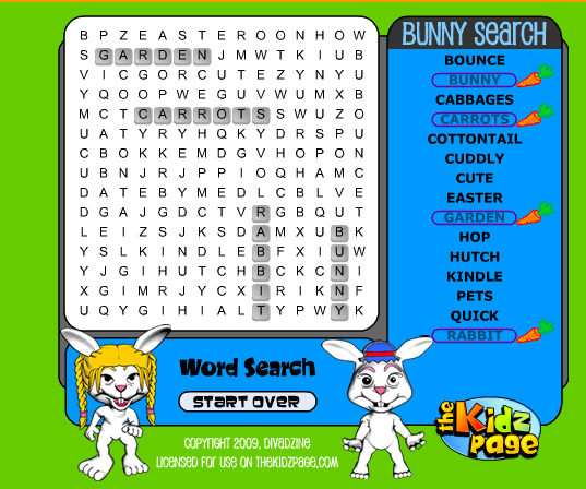 INFORMÁTICA NA ESCOLA 1º DE MAIO: CAÇA-PALAVRAS PÁSCOA EM INGLÊS