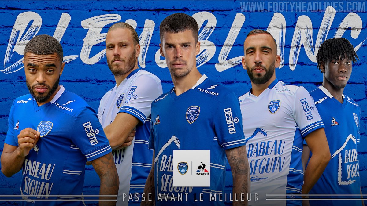 ESTAC Troyes 21-22 Home & Away Kits Released - Footy Headlines
