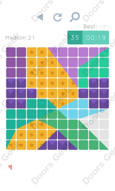 Blocks & Shapes [Medium] Level 21 Solution ~ Doors Geek