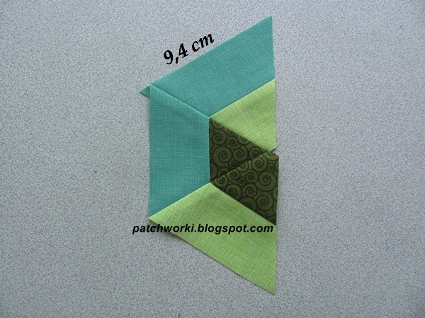 Patchworkowe wariacje: Patchwork 3D – Honeycomb Waffle - tutorial