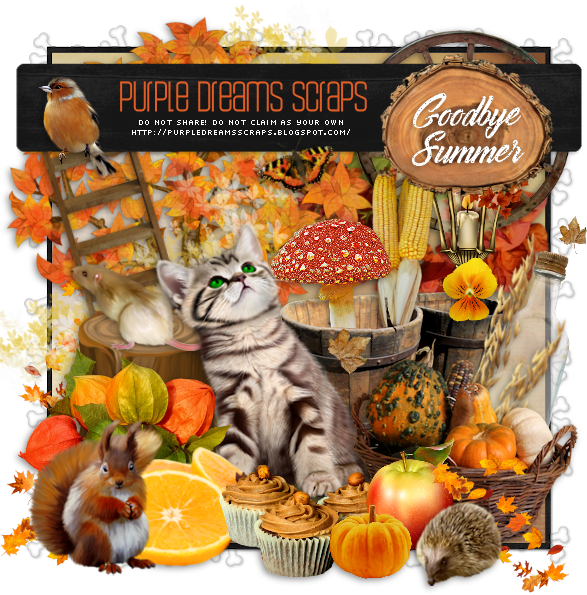 Rhonda's Rockin' Designz: Goodbye Summer Cluster - FTU