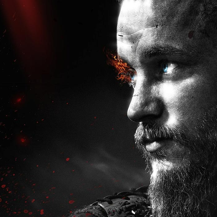 Ragnar Lothbrok Black Theme Wallpaper Engine | Download Wallpaper ...