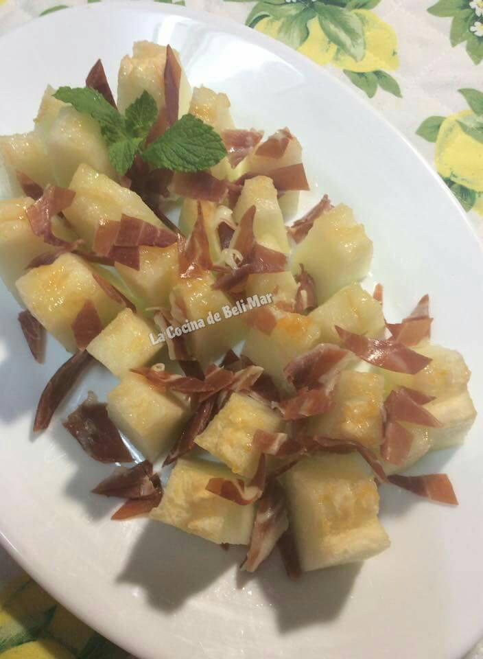 La Cocina de Beli Mar: MELÓN CON JAMÓN