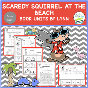 SCAREDY SQUIRREL BOOK BUNDLE 4 BOOKS PLUS FREE PRODUCT ~ Book Units by Lynn
