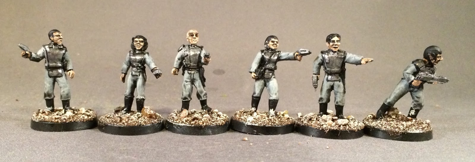 Bob's Miniature Wargaming Blog: 25mm Star Trek and some clix