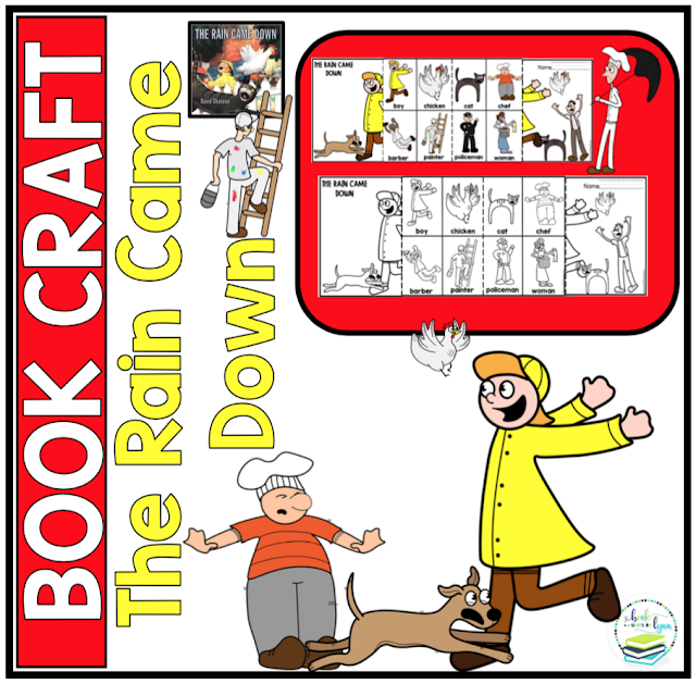 THE RAIN CAME DOWN BOOK CRAFT ~ Book Units by Lynn