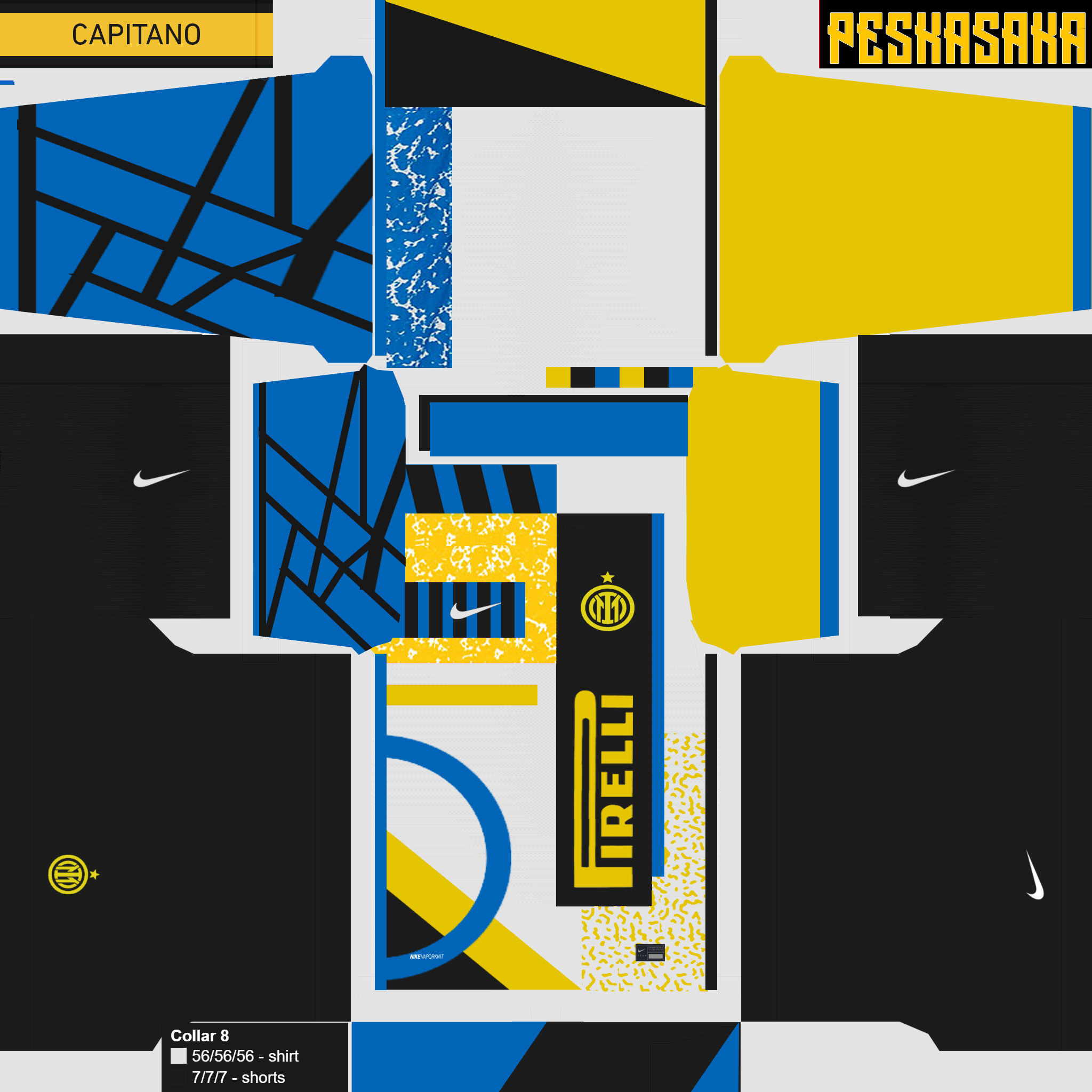 Kit Inter de Milan Efootball PES 2021