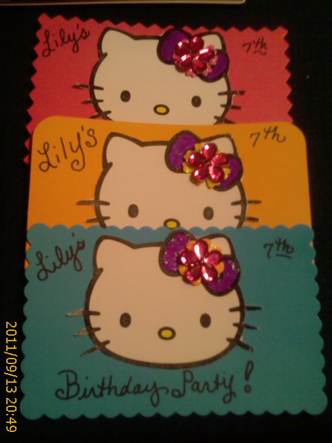 The Sweet & Simple Sisters: "Hello Kitty" 7th Birthday Party