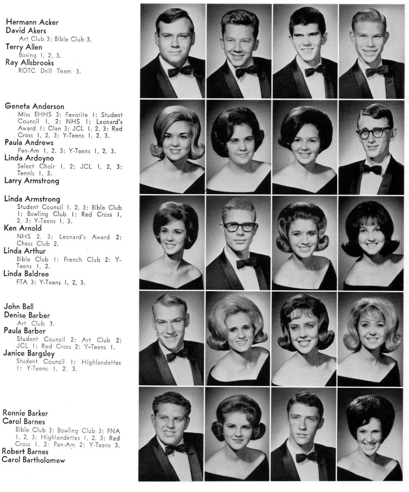 1963 Eastern Hills High School EHHS Highlanders: 1965 EHHS Highlander ...