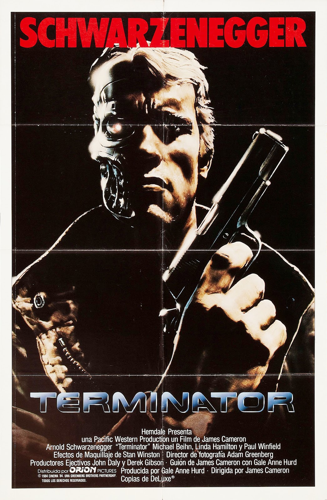 The Geeky Nerfherder: Movie Poster Art: The Terminator (1984)