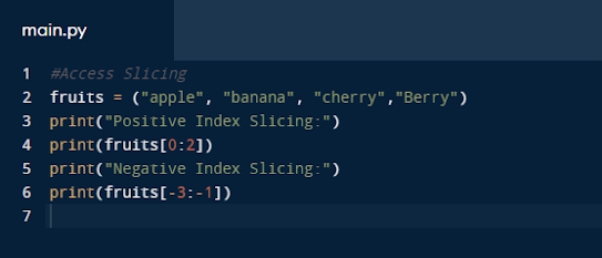 Geek4Tutorial.com: Tuples in Python