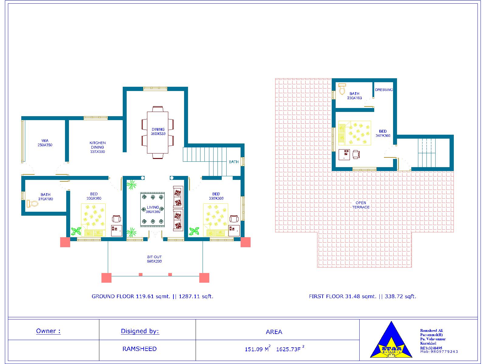 Pillar beuatie (1630 sqft) ~ ENGINEERING DAIRY