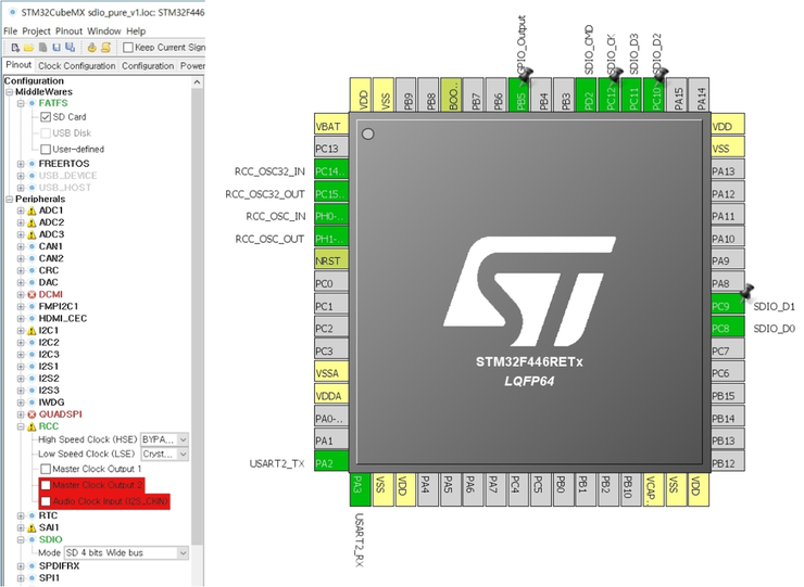 TRY의 MCU 세상: [STM32F4xx] Nucleo 보드 테스트 #19 (SDIO uSD-Card 읽기.STM32F446 : KEIL)