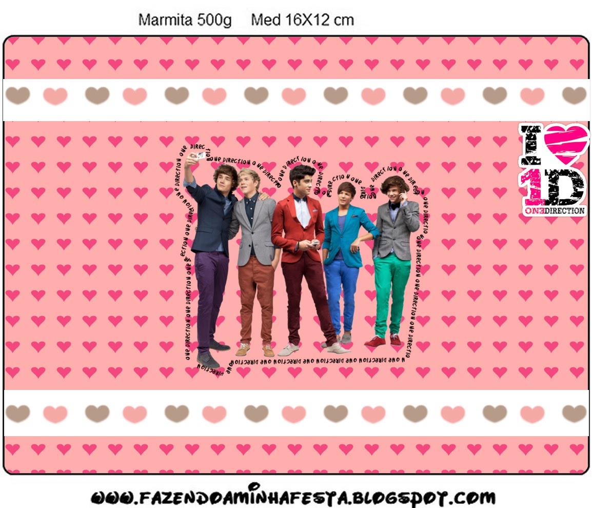 One Direction Free Printable Candy Bar Labels. - Oh My Fiesta! in english