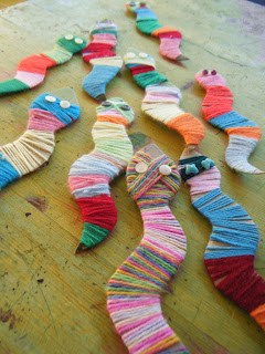 Yarn Wrapped Snakes | Munchkins and Mayhem