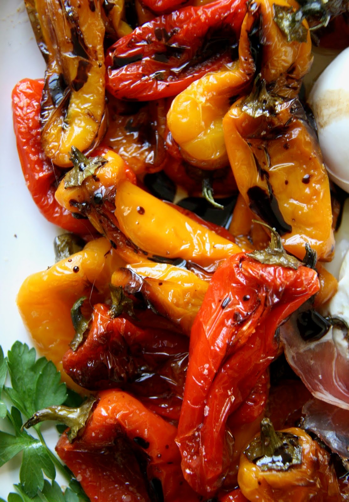 salted sugared spiced™: Roasted Mini Sweet Peppers, Burrata, and ...
