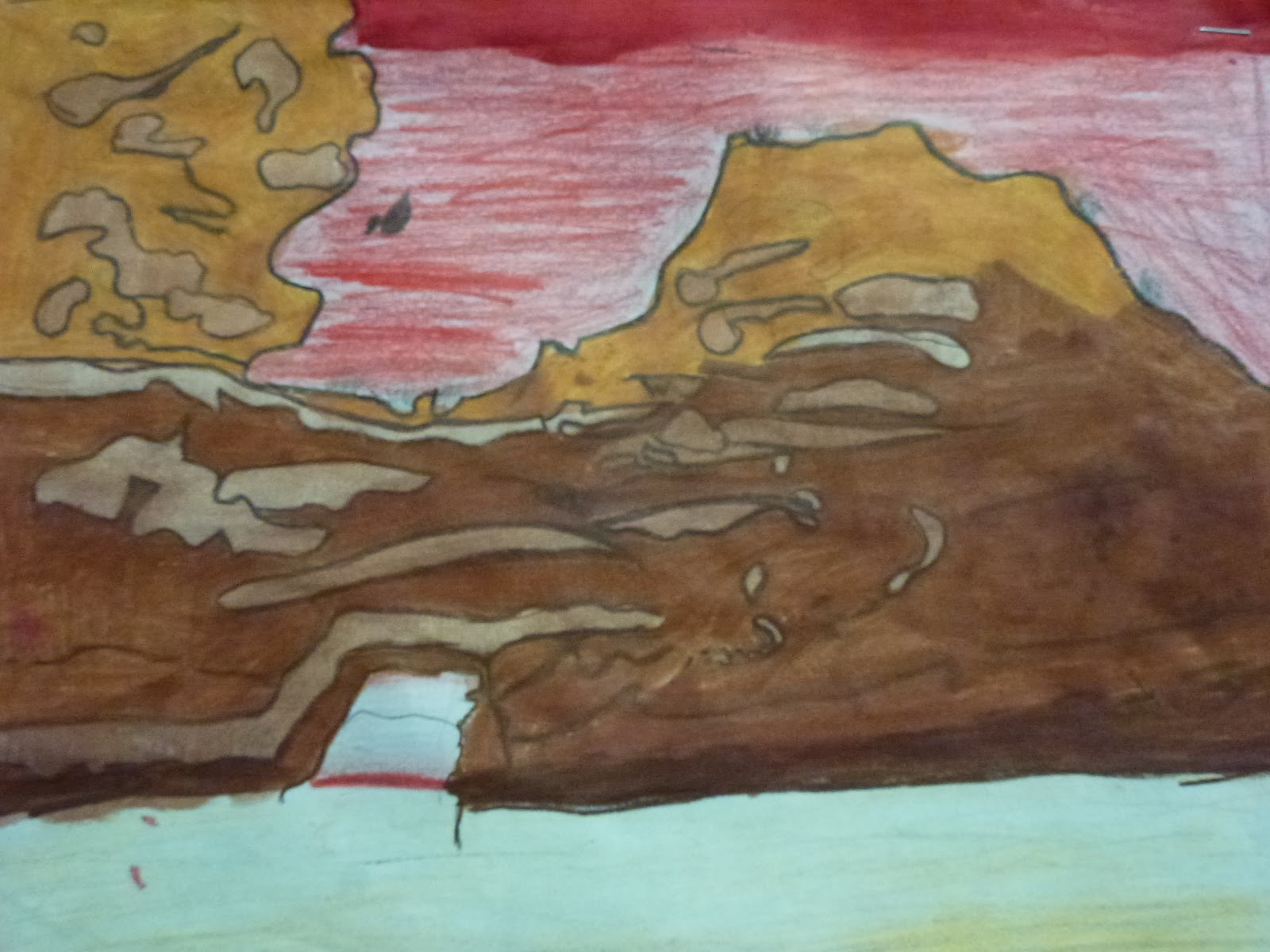 Shana's Art Room : Warm and Cool Landscapes