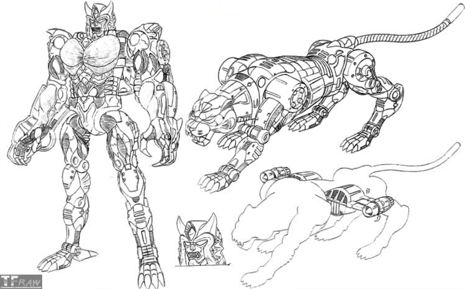 Beast Wars Character Designs