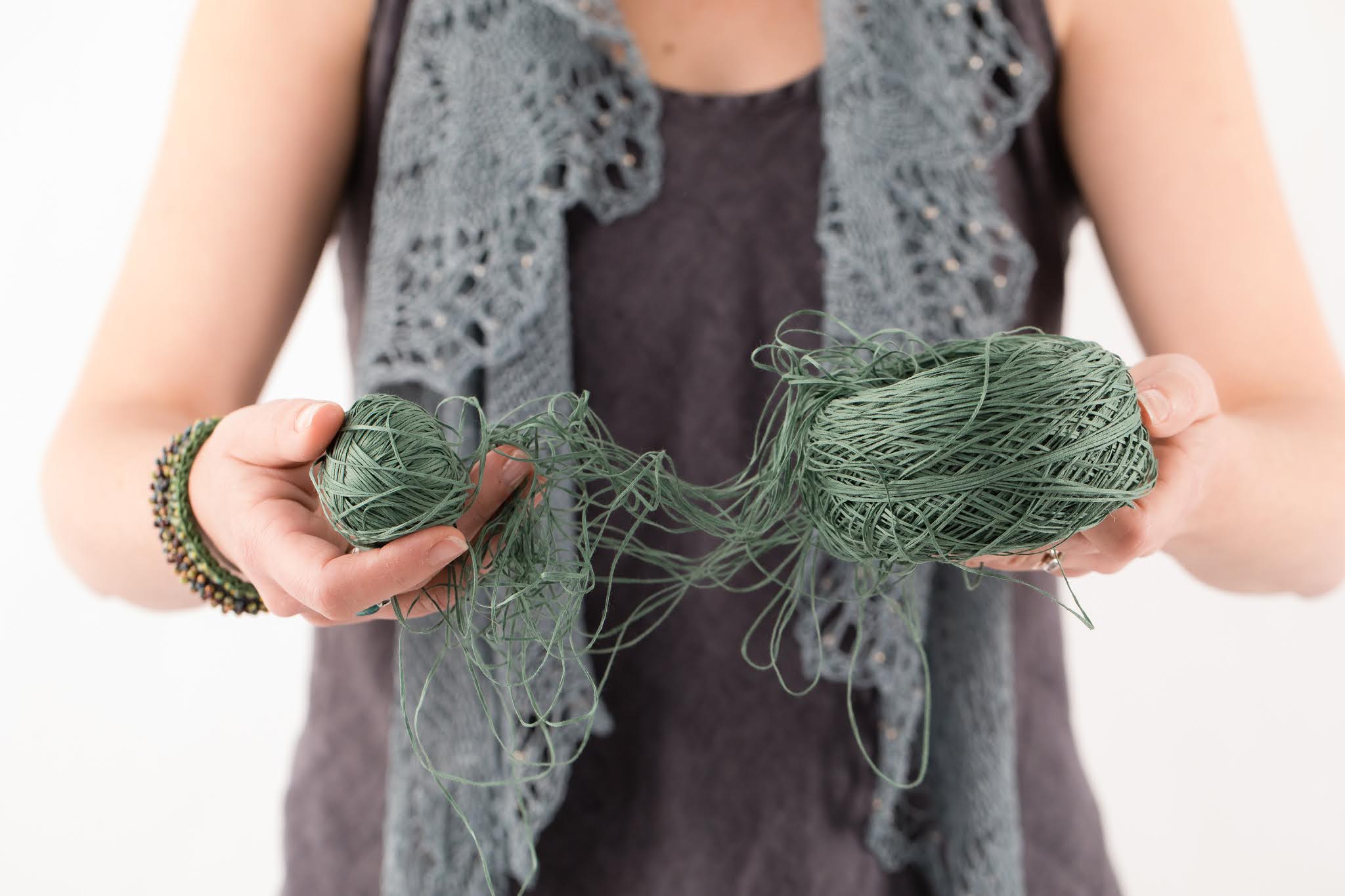 Three Tricks For Winding Slippery Yarn