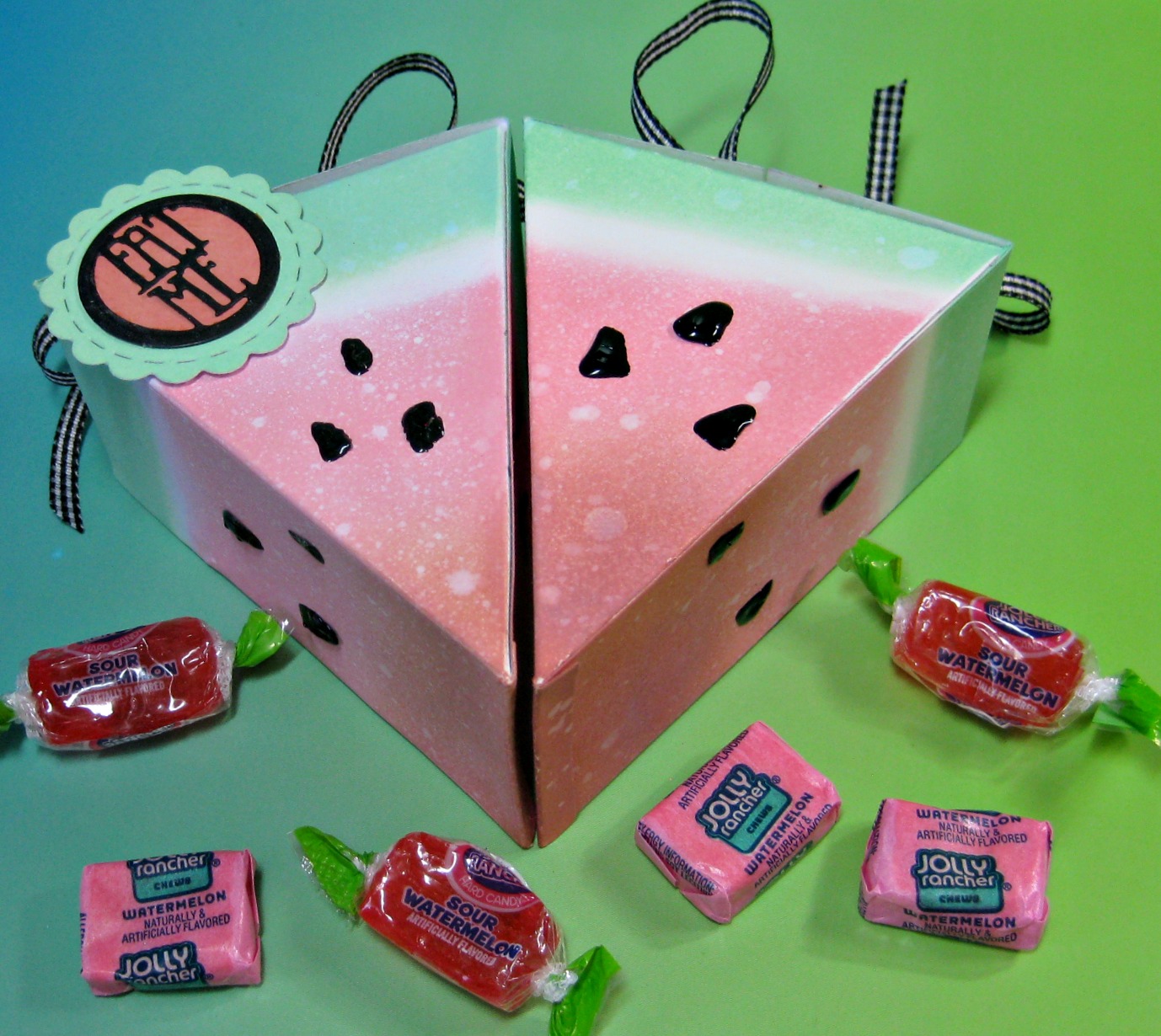 Karen's Kreative Kards: Watermelon Sweets Gift Boxes