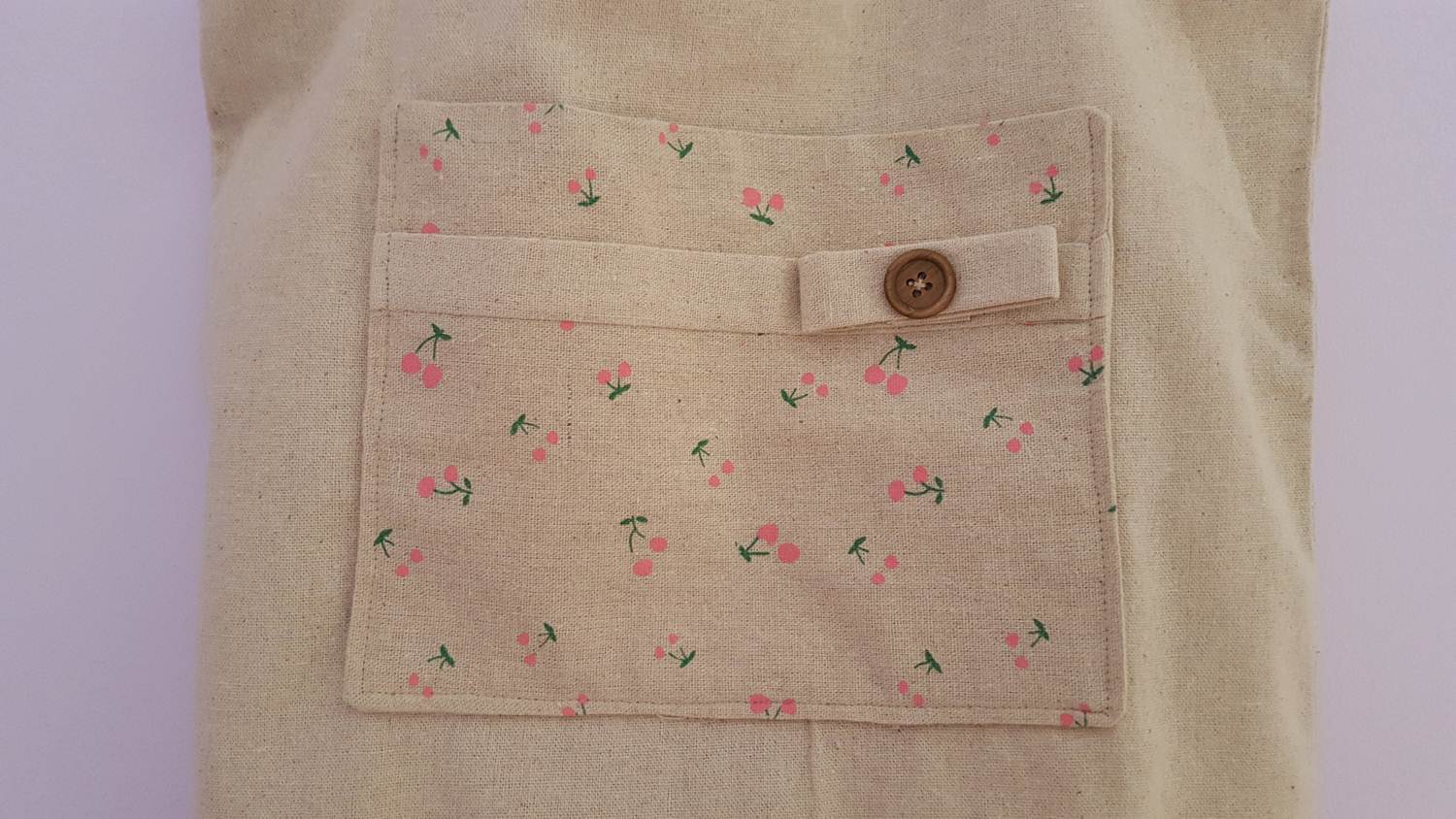 Reversible bag with pocket - tutorial & pattern |Keeping it Real