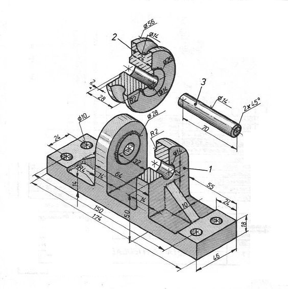 Mechanical: Montaj Teknik Resim 3 boyutlu