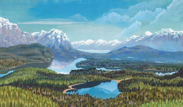 Andrea Gerstmann Art: Mountain scape