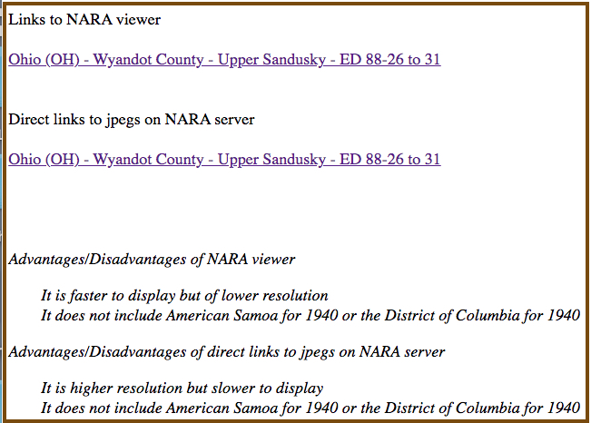 Climbing My Family Tree: Prepping for the 1950 US Census: NARA ED Maps