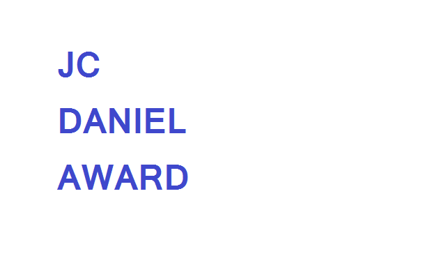 JC Daniel Award (List of Winners 1992-2018)