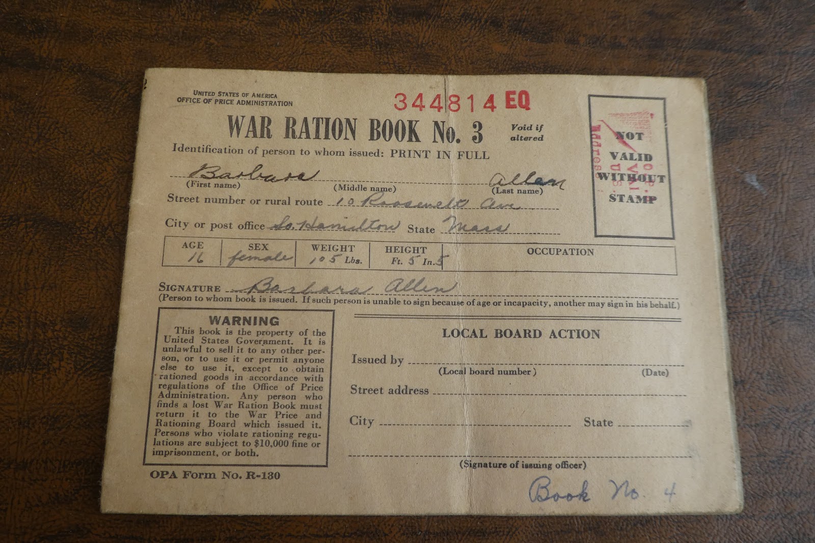 Nutfield Genealogy: World War II Ration Tickets and Tokens