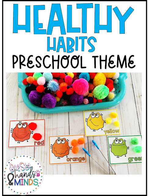 Healthy Habits Preschool Theme | Busy Hands and Minds