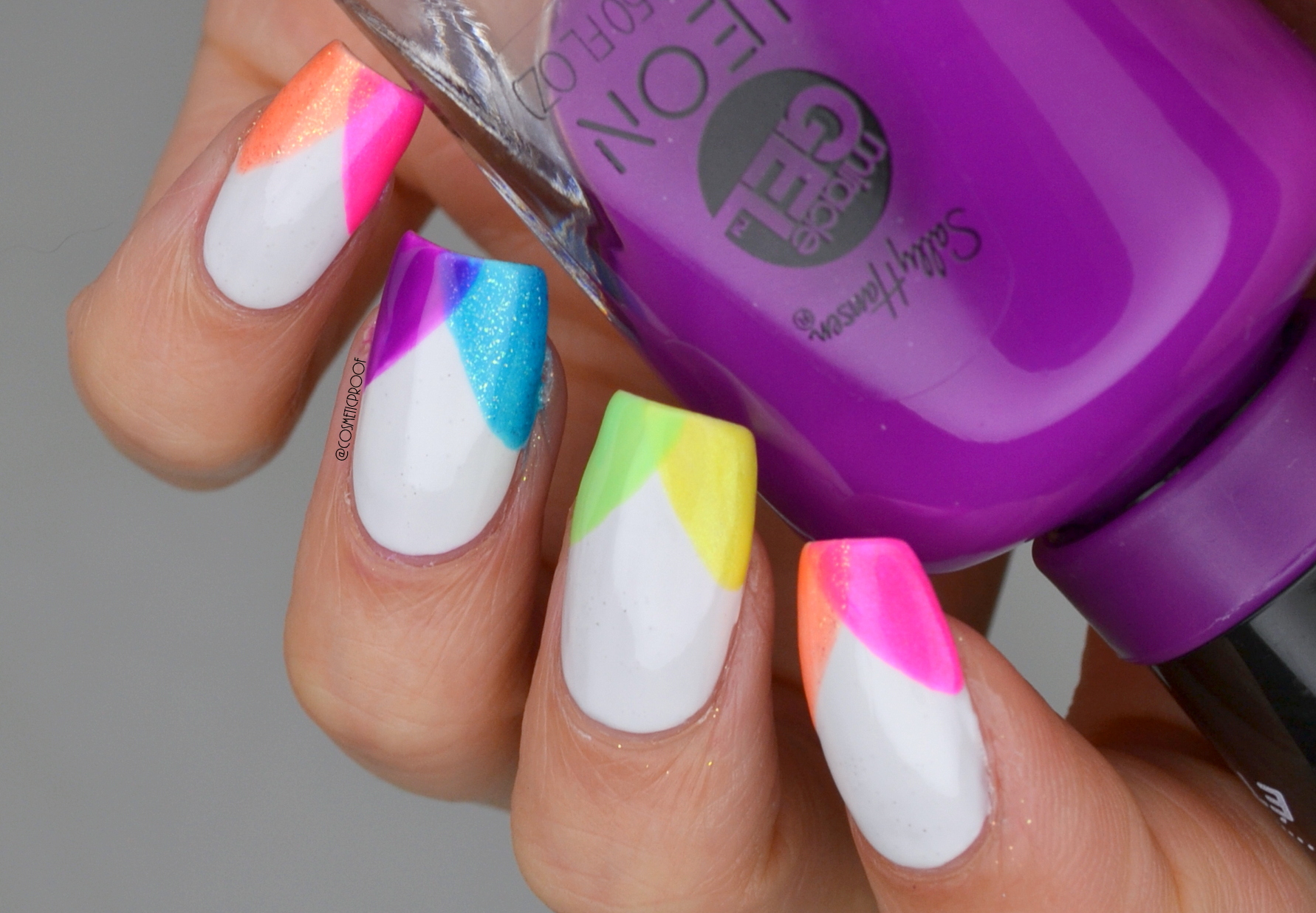 NAILS | Neon Tips #CBBxManiMonday | Cosmetic Proof | Vancouver beauty ...