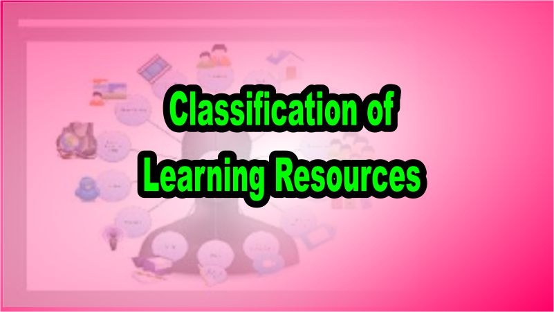 Classification of Learning Resources - MITRA EDUKASI