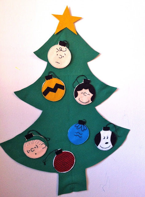 a little gray: Charlie Brown Christmas Ornaments Tutorial