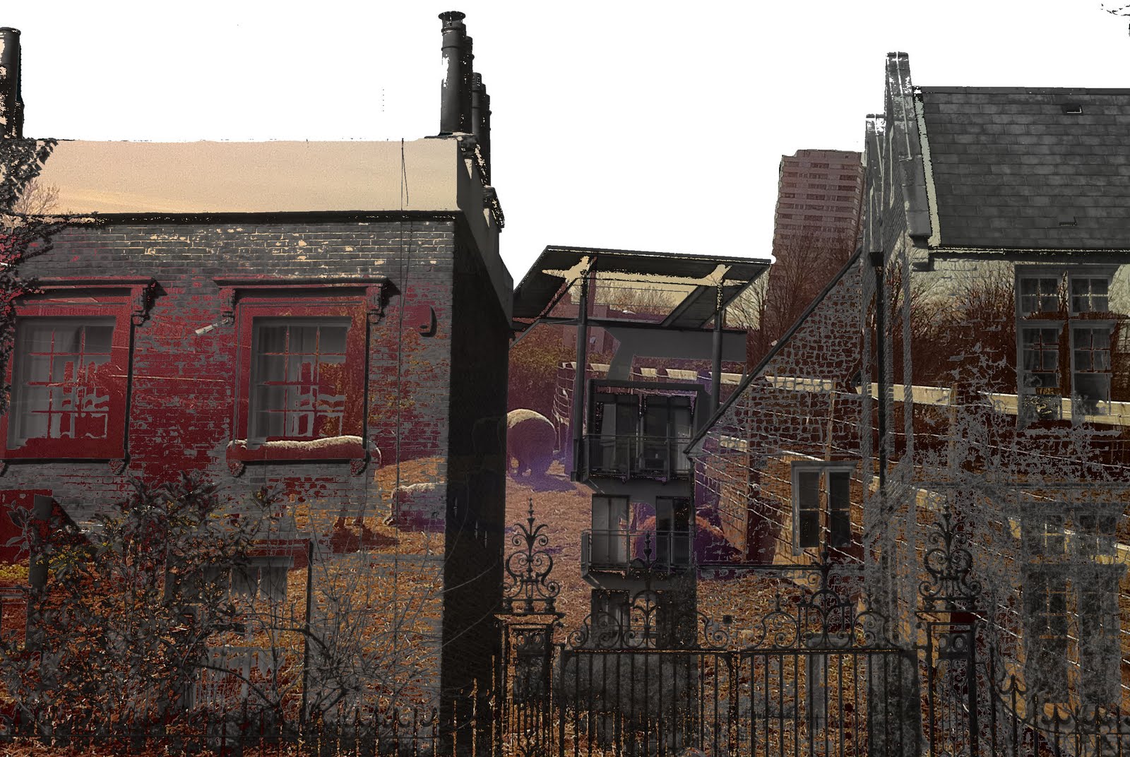 London College of Fashion Meets Kentish Town: Mock Layouts