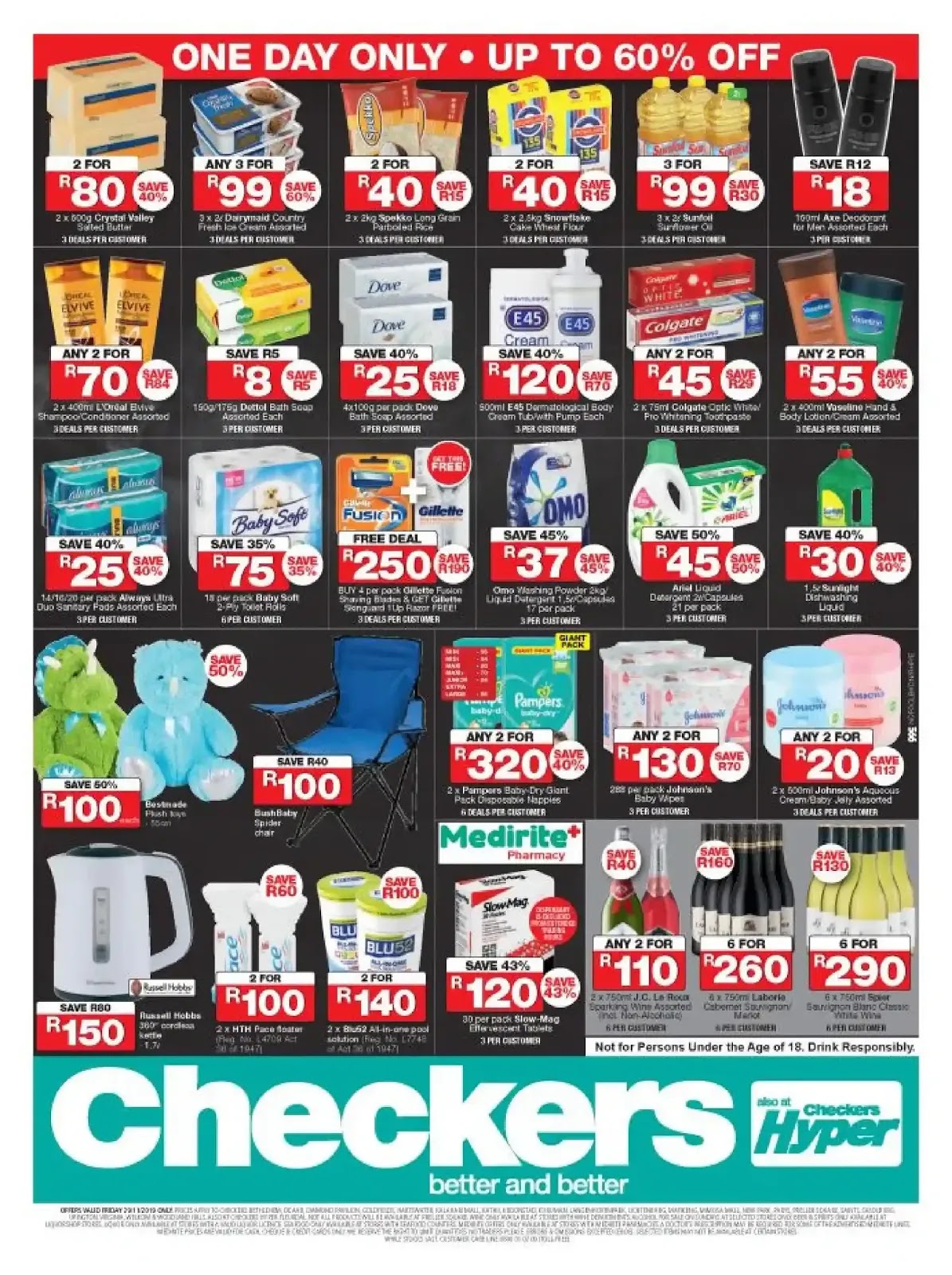 [Updated 2019] Checkers Black Friday deals - Northern Cape & Free State