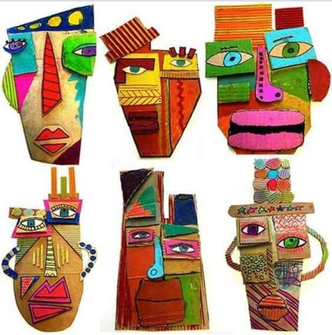 La clase de la Seño Gema: ¿Hacemos caretas de cartón?