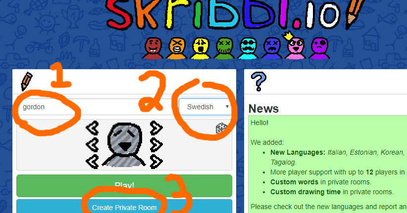 Hagaberg stuff...: Multiplayer fun & learning with skribbl.io
