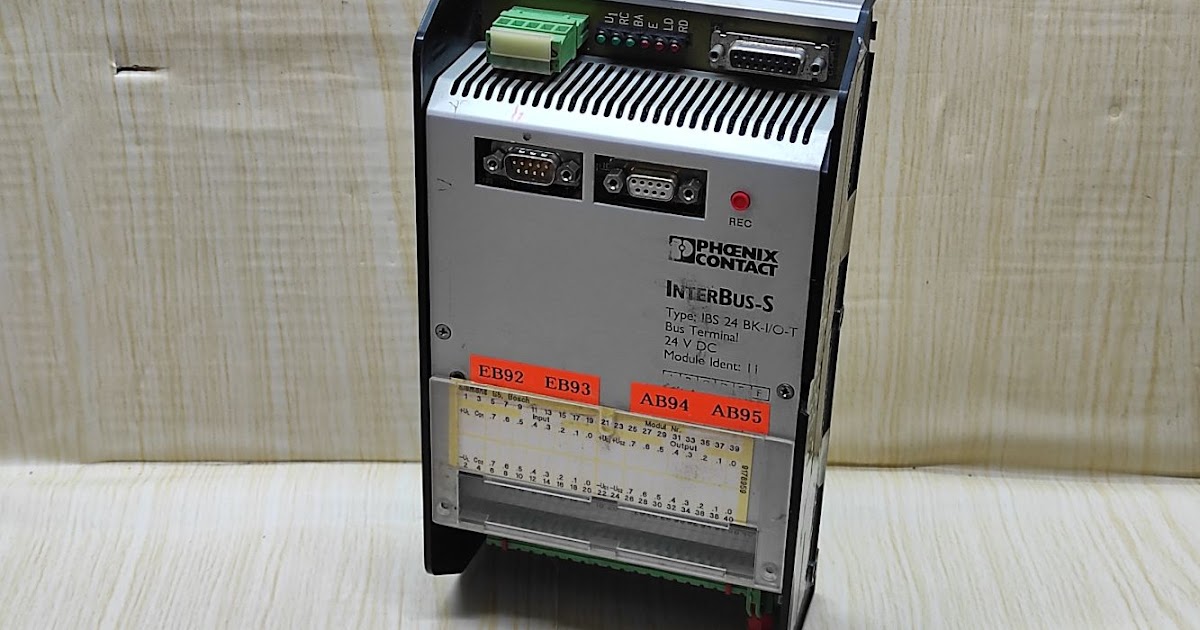 PHOENIX CONTACT INTERBUS-S IBS 24 BK-I/O-T BUS TERMINAL 24V DC