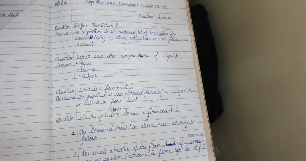 PIS VADODARA STD 5: computer -Algorithm and Flowchart