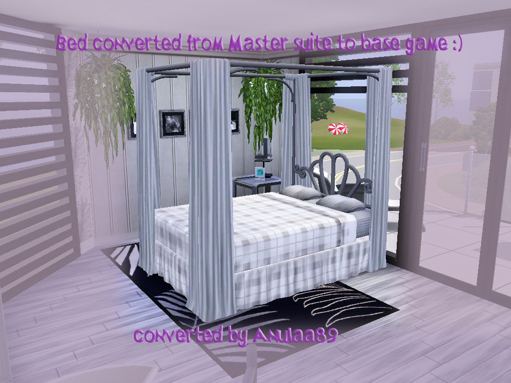 Private Serenade Canopy Bed Converted from TS3 Master Suite ~ Anulaa89 ...