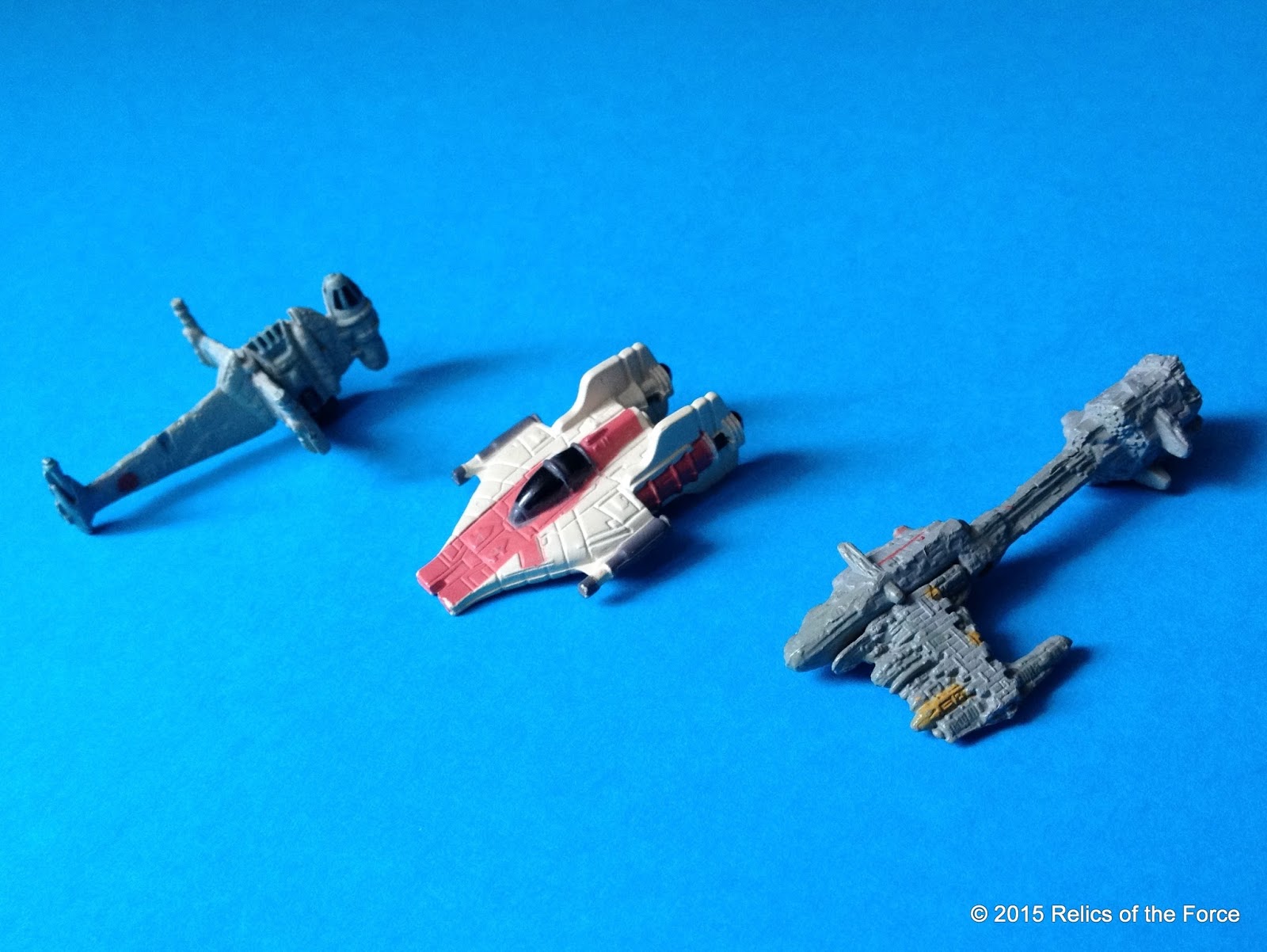 Relics of the Force: B-Wing, A-Wing, and Escort Frigate Micro Machines