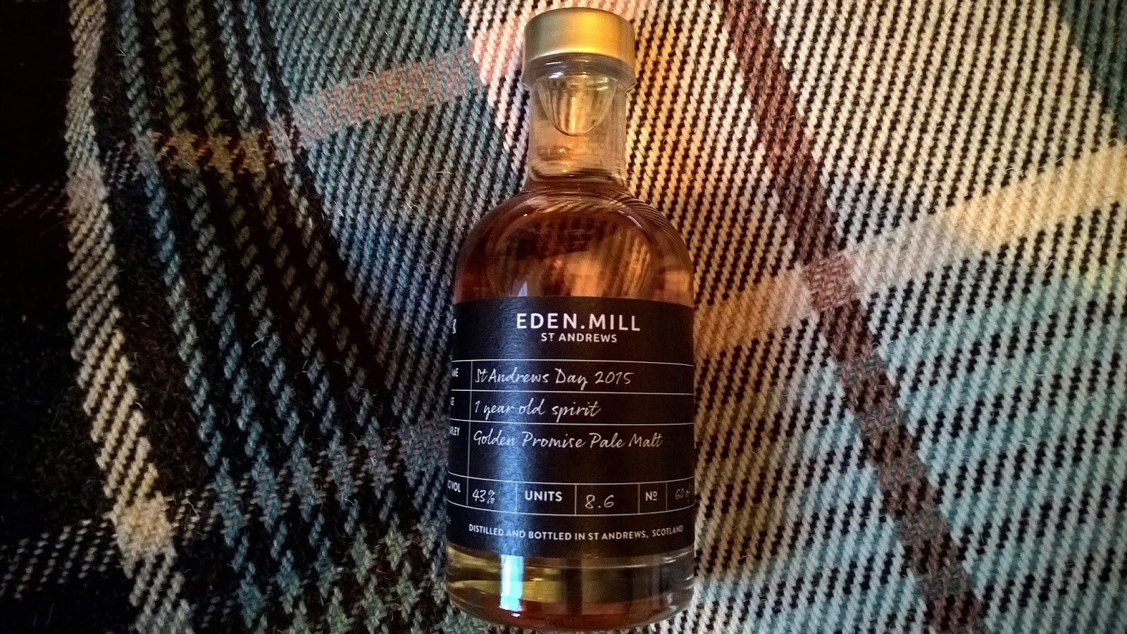 Eden Mill St Andrews Day 2015 1 year old spirit