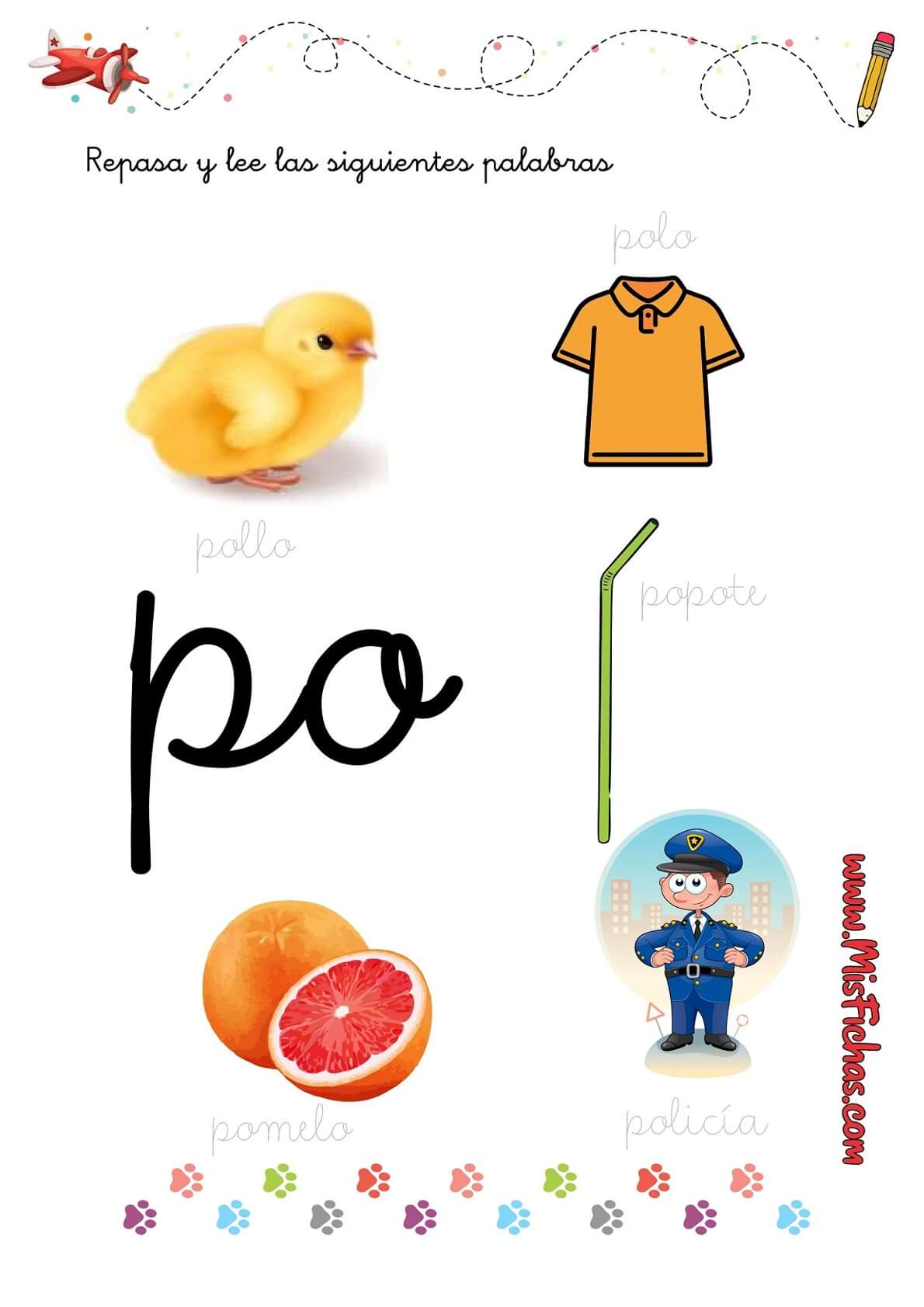 Fichas para Sílabas Pa Pe Pi Po PU | Materiales Educativos para Maestras