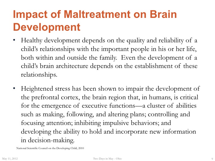 Fostering Attachment: Child Trauma and the Prefrontal Cortex